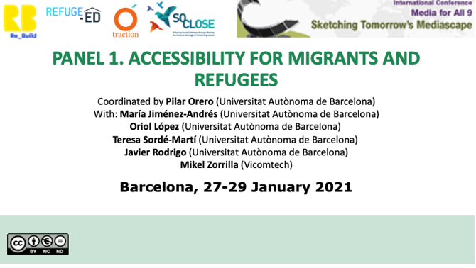 Round table in the International Conference Media4All – Traction Project